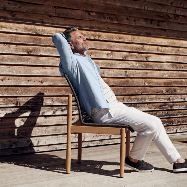 Devon Opito Outdoor Dining Chair - Graphite – Greenslades Furniture