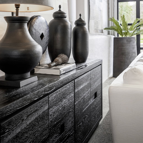 Artwood Hunter Sideboard - Black – Greenslades Furniture